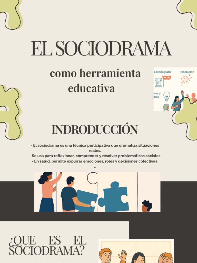 Sociodrama: Herramienta Educativa Efectiva | PDF | Las emociones ...