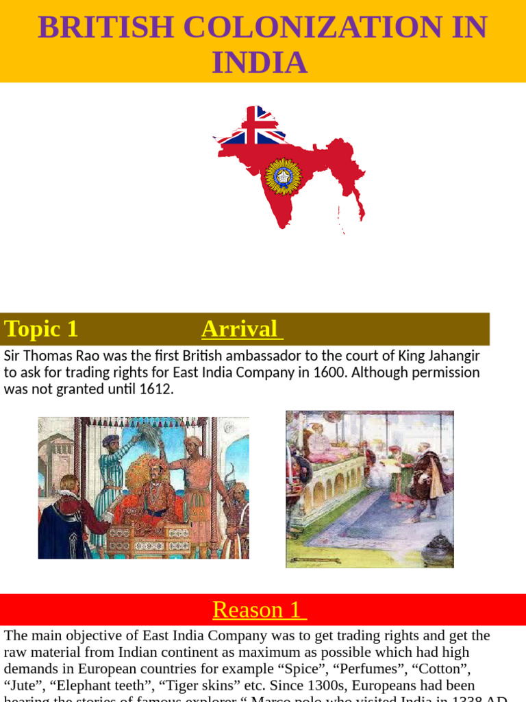 British Colonization of India Explained | PDF