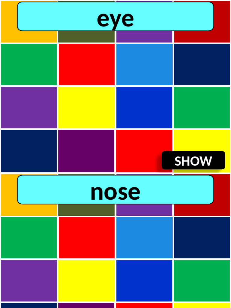 GAME #11 Body Parts Hidden Picture | PDF