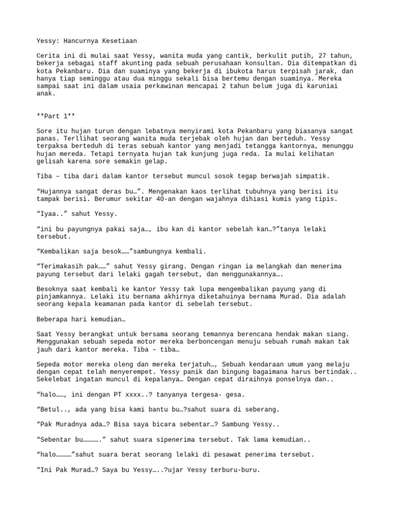 Yessy dan Dilema Kesetiaan | PDF