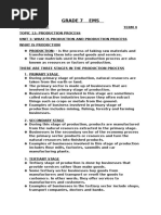 Types and Levels of Production Explained | PDF | Factors Of Production ...