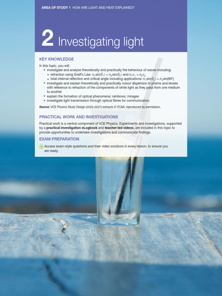 Investigating Light: Waves and Refraction | PDF | Refraction | Light