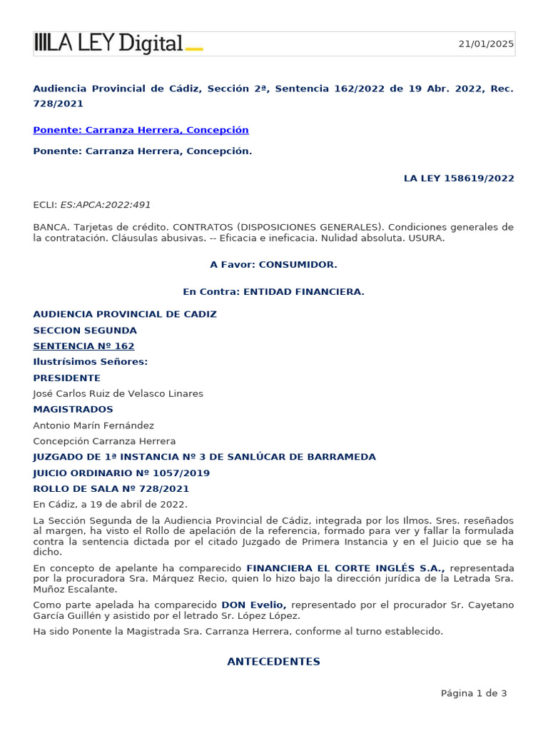 S Apca 19 - 4 - 2022... | PDF | Crédito | Finanzas y dinero