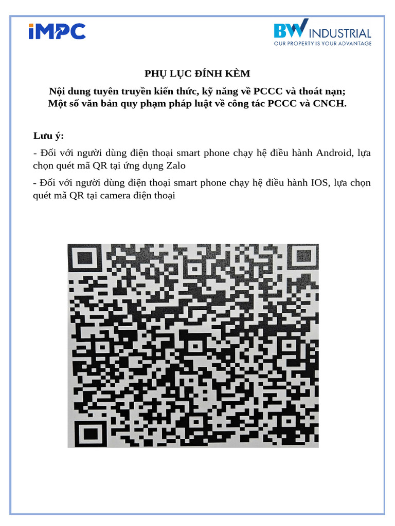 Scan Qr - Pccc & Cnch | PDF