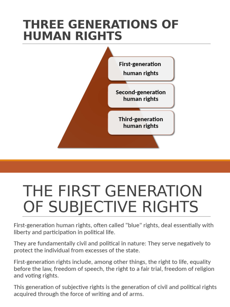 Three Generations of Human Rights | PDF | Universalism | Applied Ethics