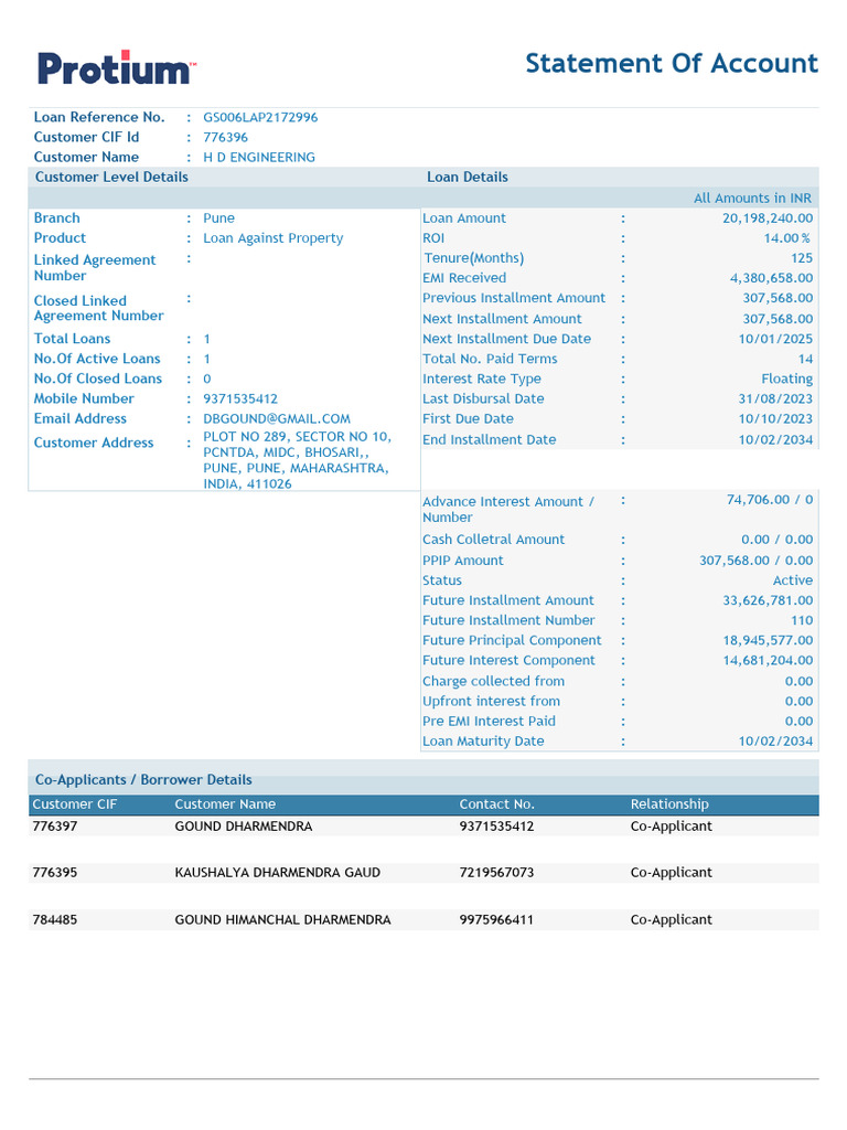Account Statement-5107 (1) | PDF | Payments | Cheque
