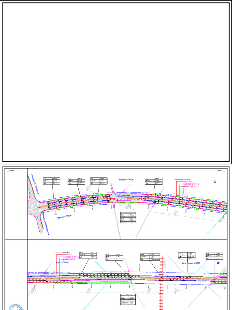 Varanasi Bypass Drainage Plan | PDF