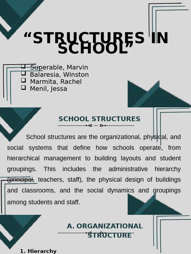 Structures in School | PDF | Bureaucracy | Max Weber