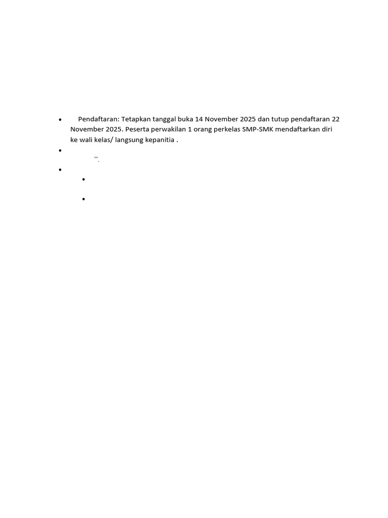 Pedoman Kegiatan Lomba Hari Guru ( Siswa ) | PDF