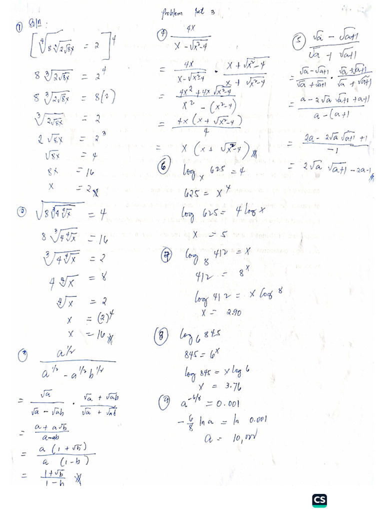 AnswerKey Problem Set 3 | PDF