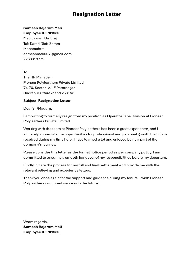 Somesh Regine Letter | PDF