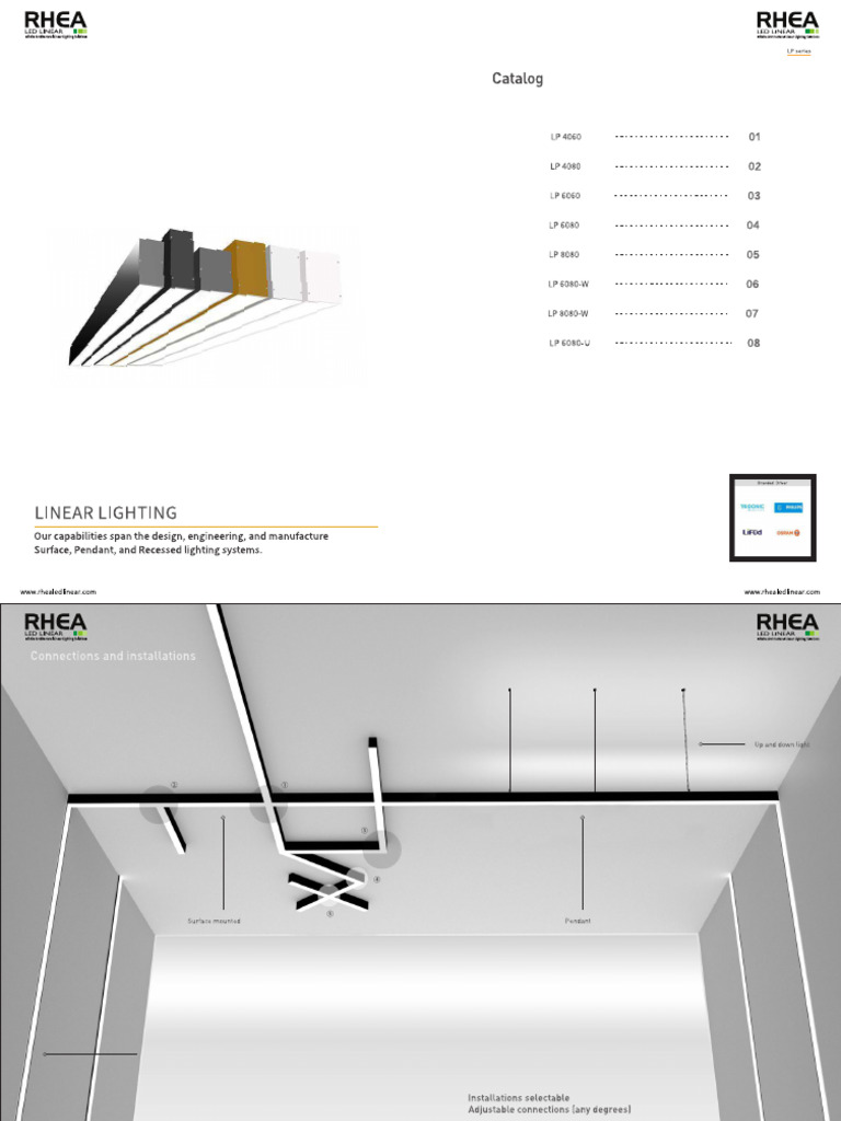 RHEA - Customized Linear Lighting - 2025 v4 | PDF
