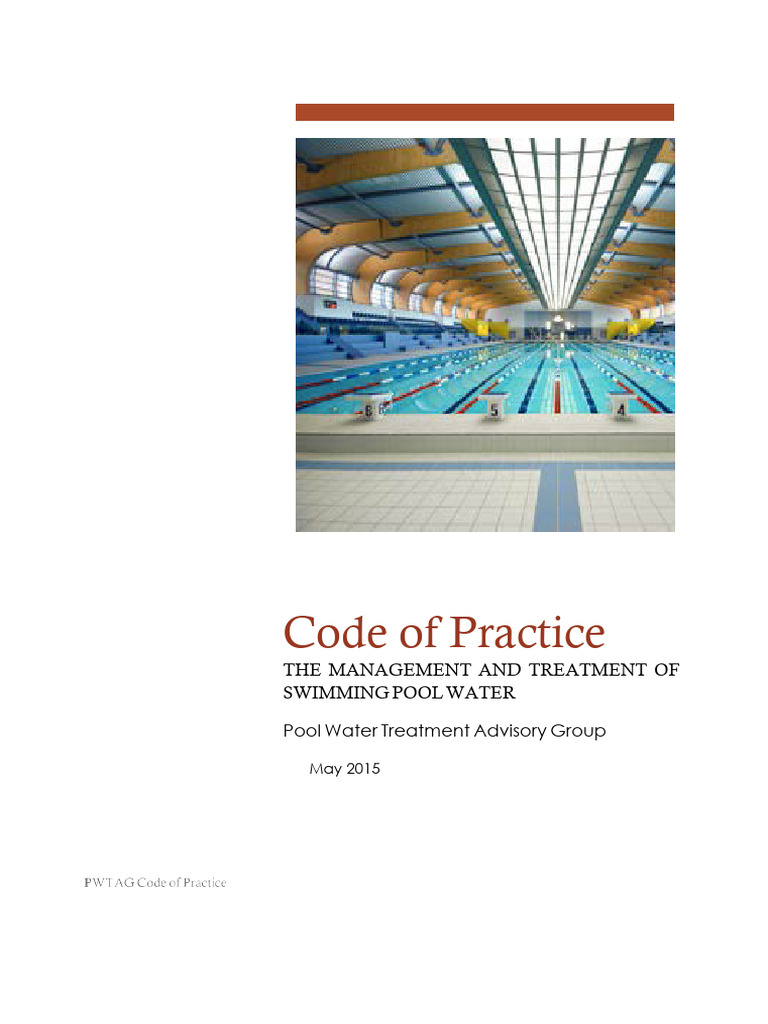 Code of Practice - The Management and Treatment of Swimming Pool Water ...