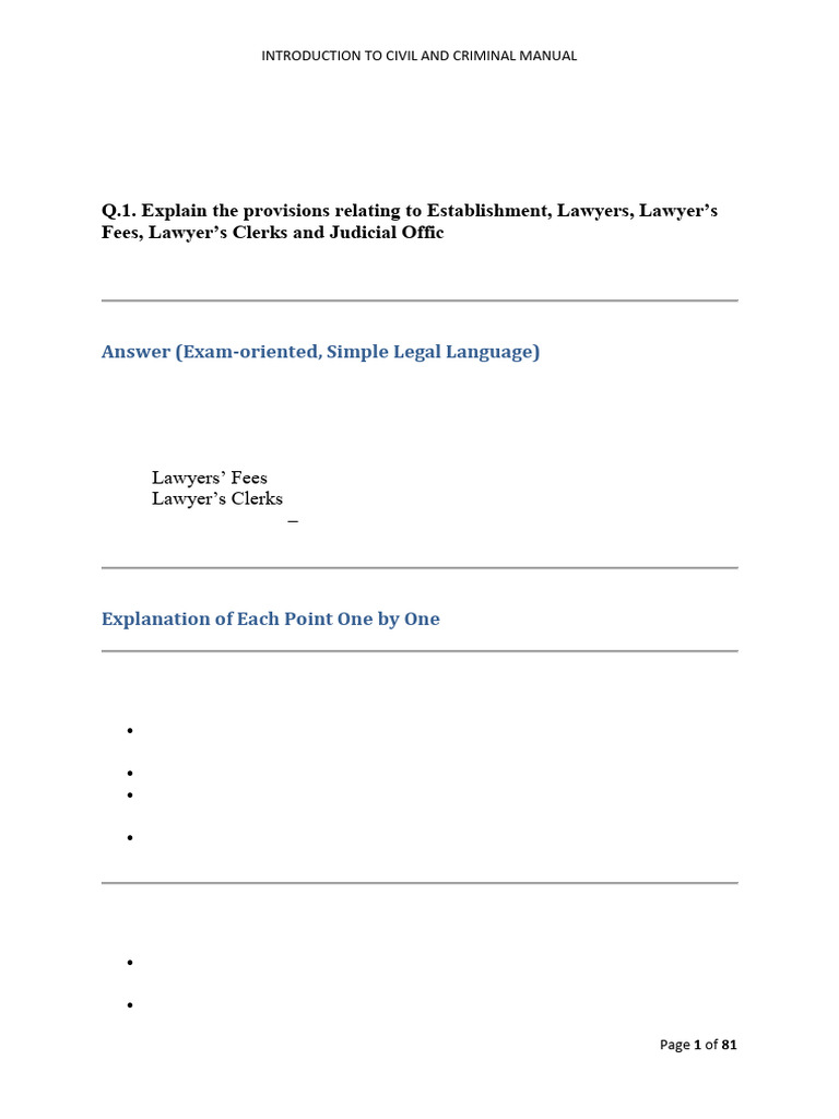 4. Indtroducton to Civil and Criminal Manual Notes | PDF | Appeal ...