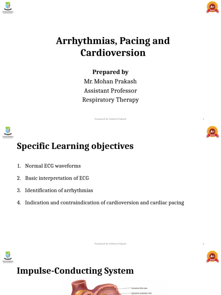 ECG Interpretation and Cardiac Pacing Guide | PDF | Electrocardiography ...