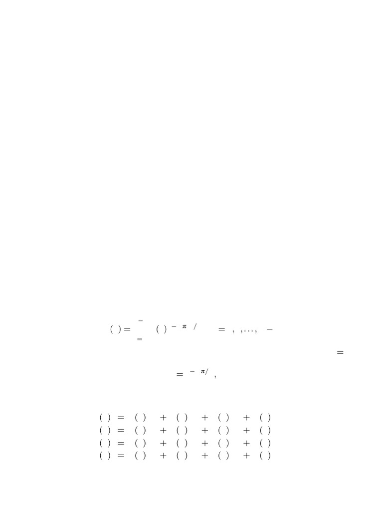 Fft | PDF | Transformada rápida de Fourier | Matriz (Matemáticas)