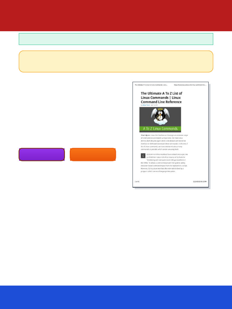 BASH SCRIPT Linux Command Line Reference 1st Edition Aditya Tiwari ebook long edition | PDF ...