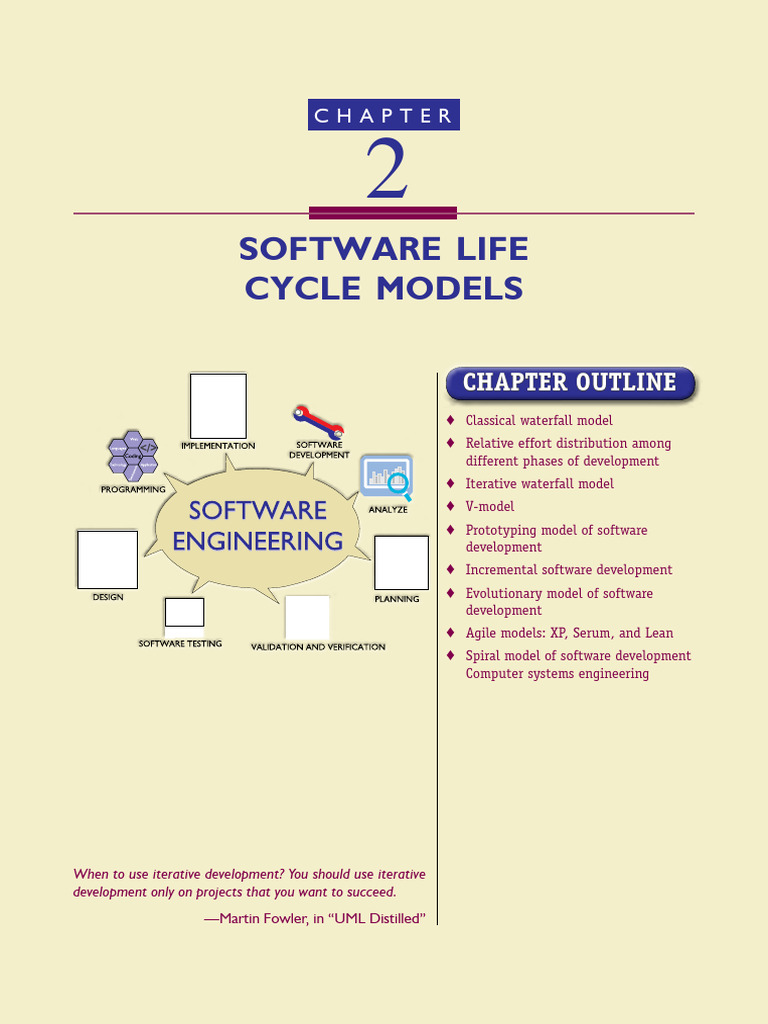 Unit 1 - Chapter 2 - Software Life Cycle Models | PDF | Software ...