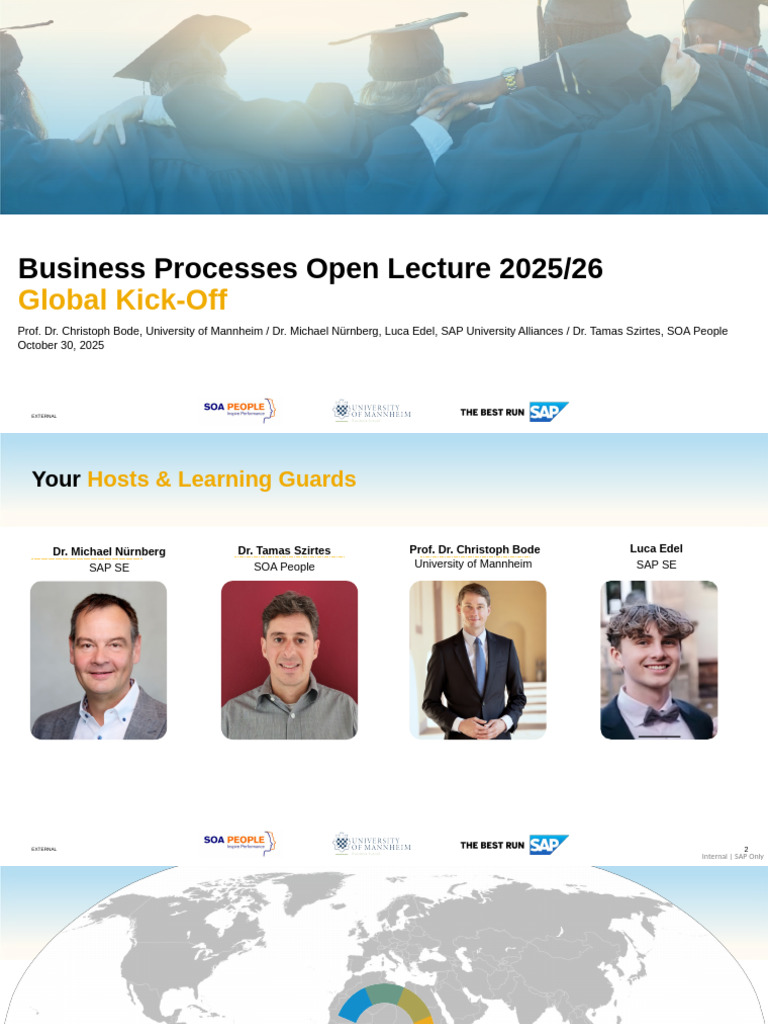 SAP Business Processes Open Lecture 2025 | PDF