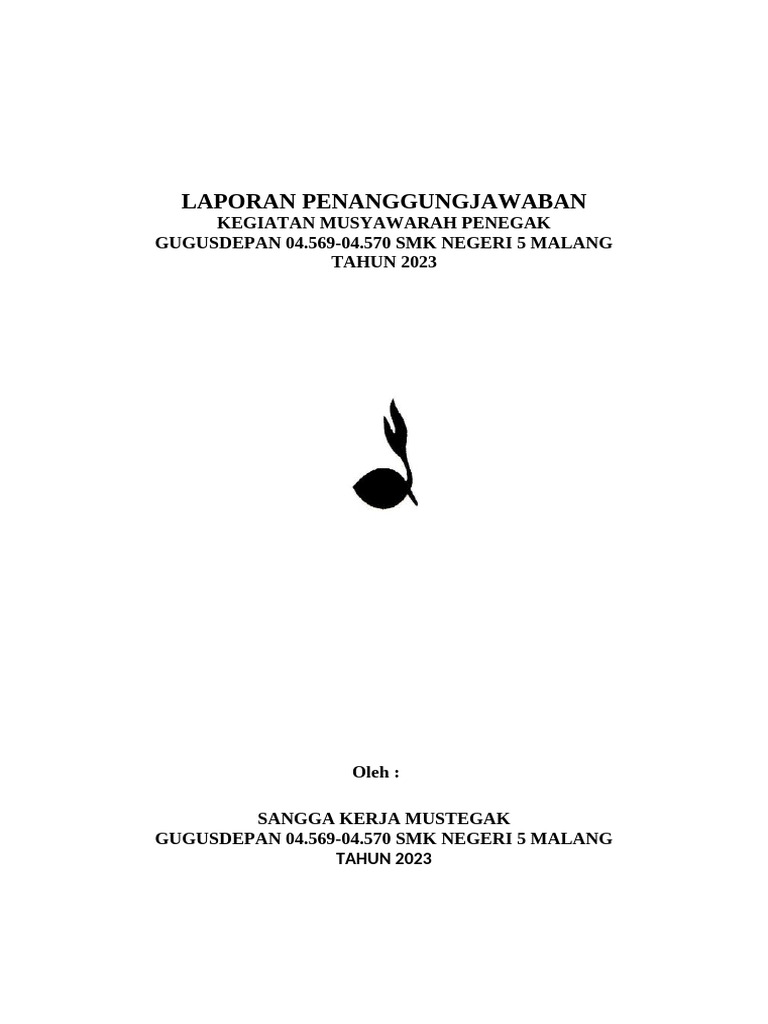 Laporan Mustegak 2023 | PDF