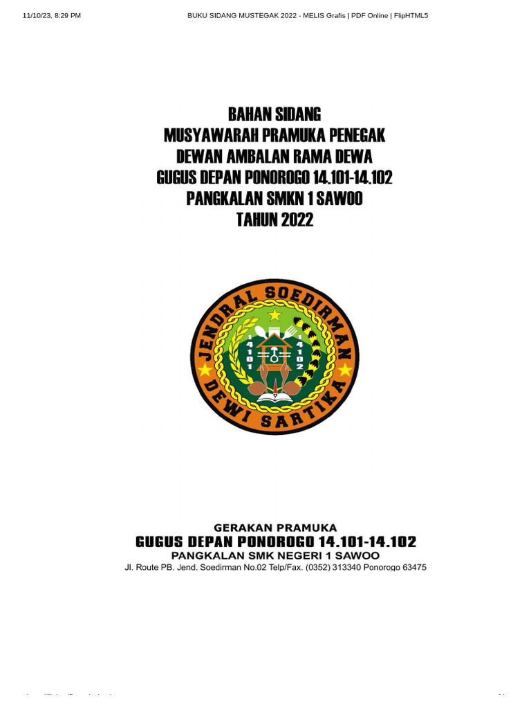 Buku Sidang Mustegak 2022 - Melis Grafis - PDF Online - Fliphtml5 | PDF