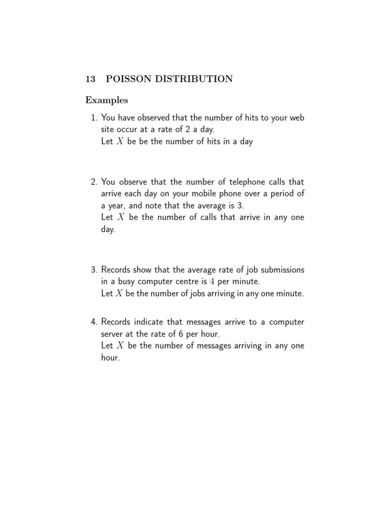 Poisson_Distribution_notes_practice | PDF | Poisson Distribution ...