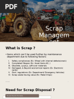 Scrap Sales Standard Operating Procedure | PDF | Waste | Invoice