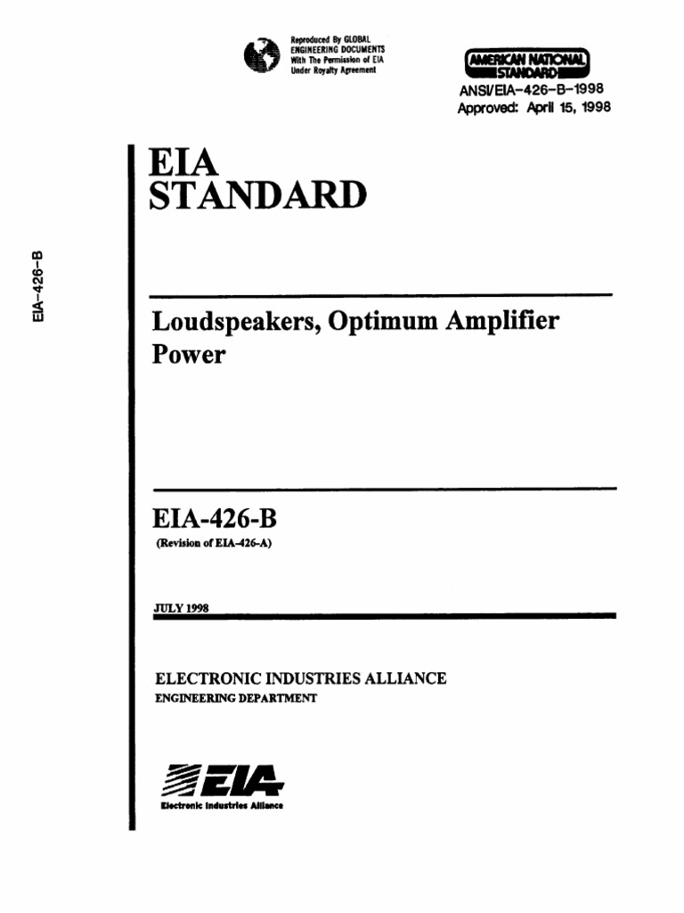 Eia 426B | PDF