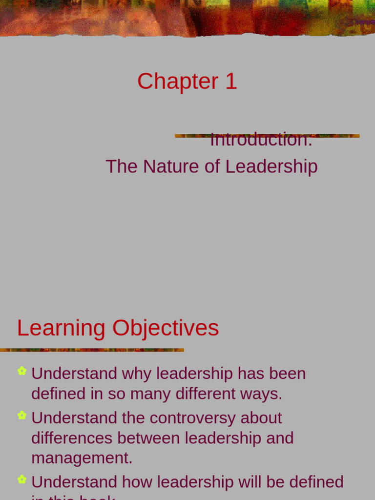 Leadership Intro | PDF | Leadership | Transformational Leadership