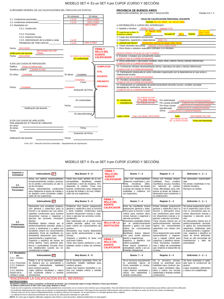 MODELO SET4- 2025 | PDF