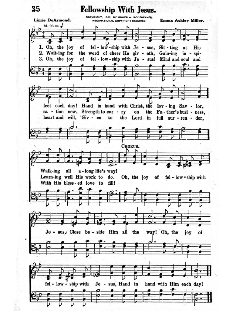 Fellowship With Jesus | PDF