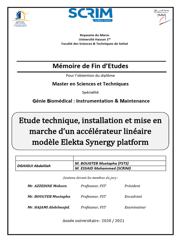 Installation d'un Accélérateur Linéaire | PDF | Radiothérapie ...