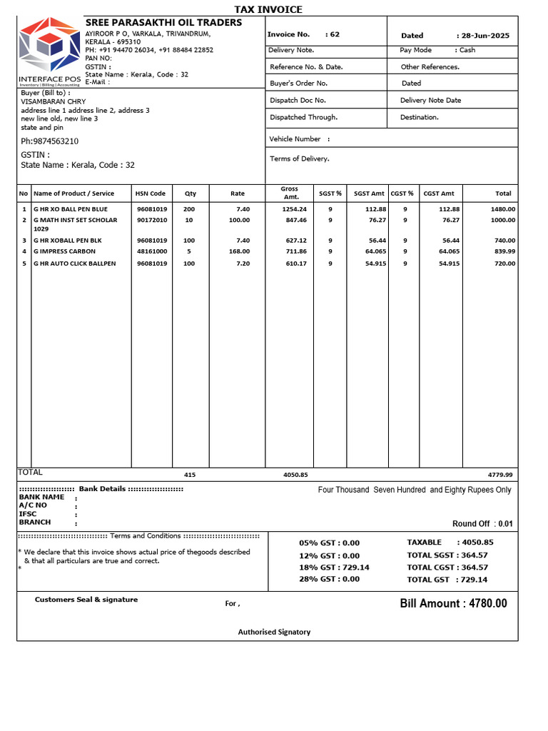 New Bill Format | PDF | Trade | Government