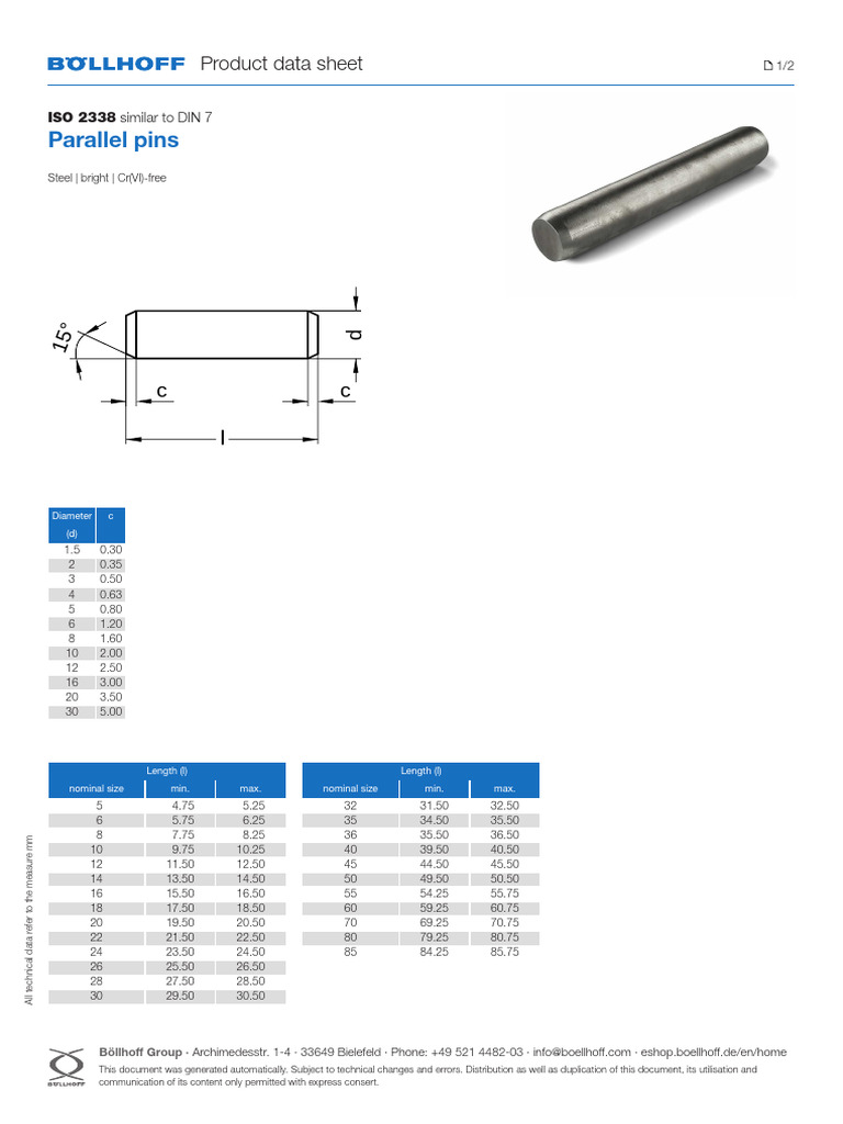 ISO 2338 Stahl en | PDF