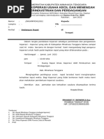 Surat Pemberitahuan Rapat | PDF