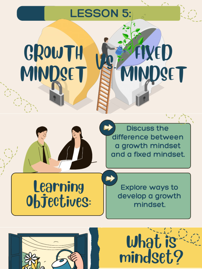 Lesson 5 Finals Fixed vs. Growth Mindset | PDF