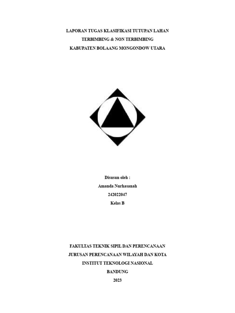 Klasifikasi Tutupan Lahan Bolaang Mongondow | PDF