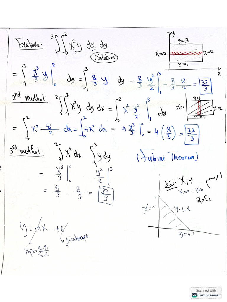 Double Integral Advanced Calculus | PDF