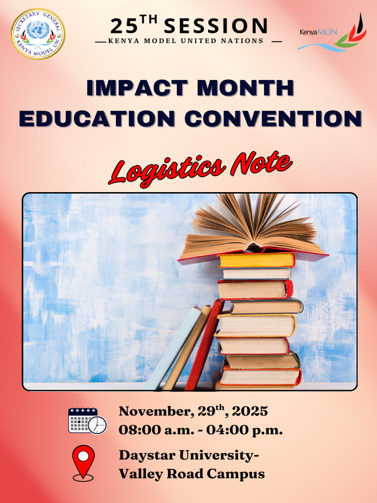 Education Convention Event Program and Logistics Note | PDF | Transport