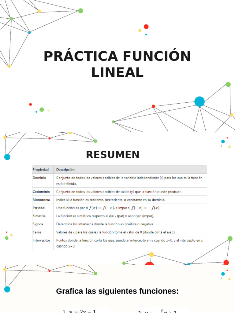 5-PrácticaFuncionLineal CP1 MatemativaTSM | PDF