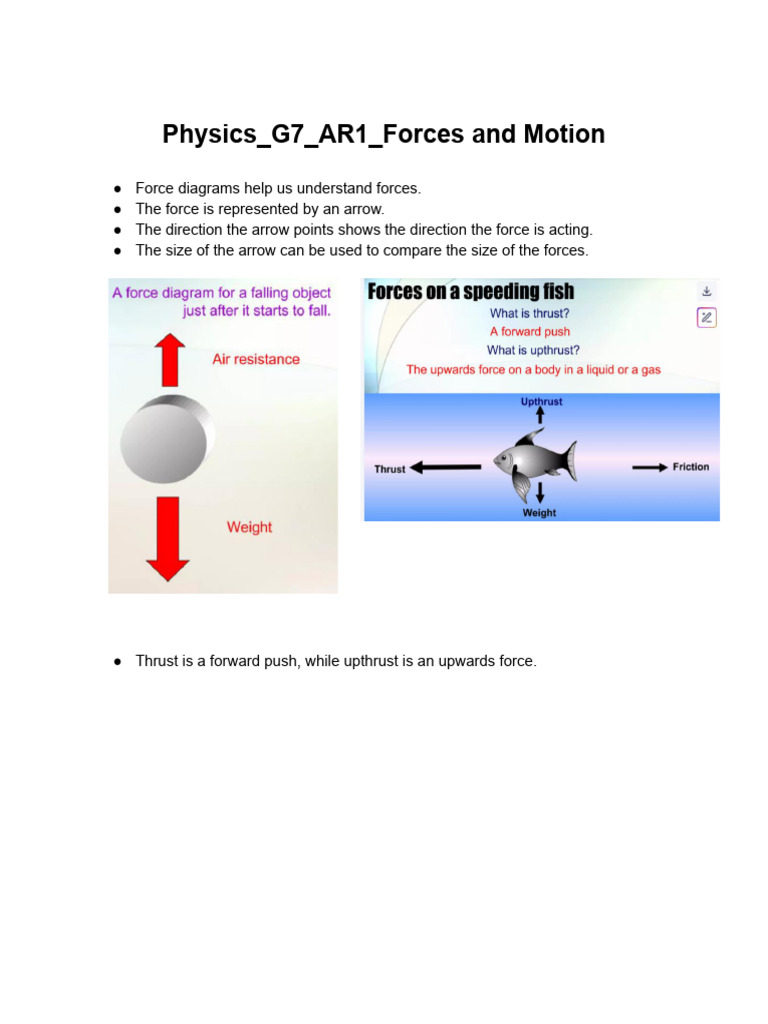 Understanding Forces and Motion | PDF