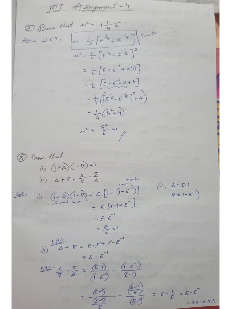 NTT Assignment 4 | PDF