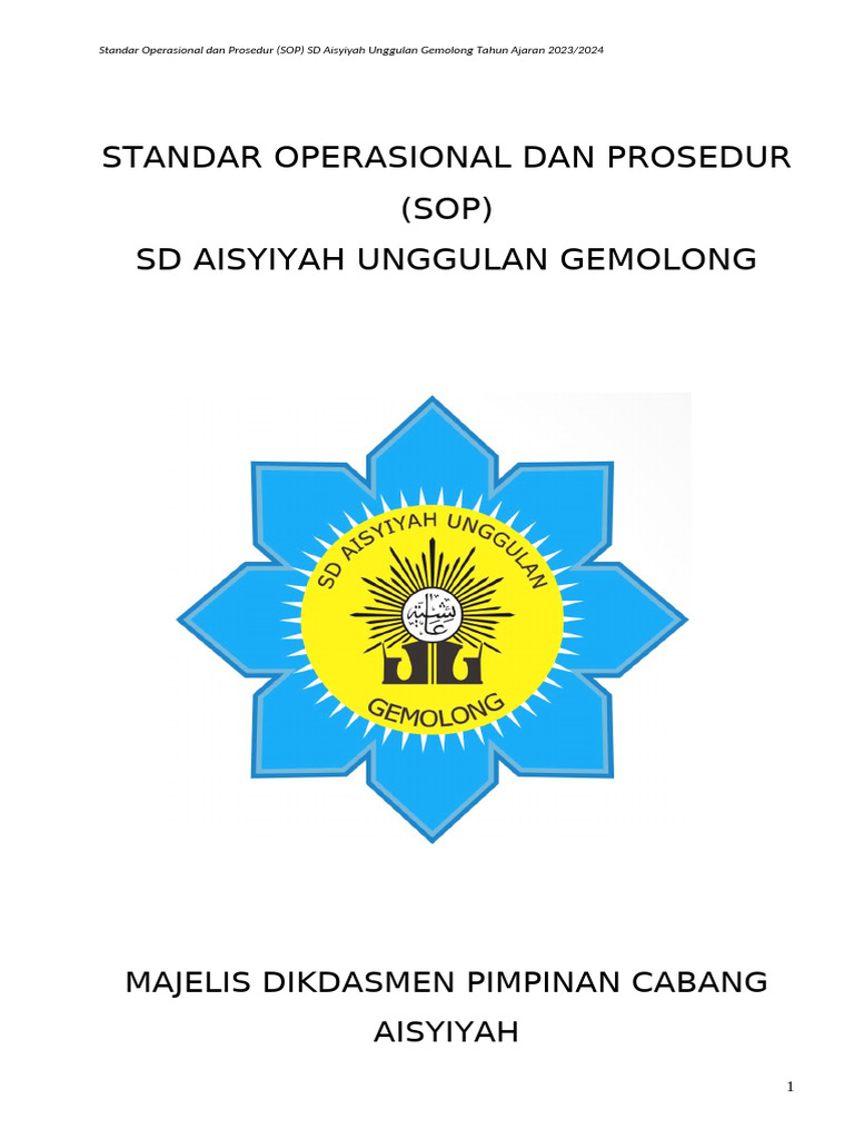 SOP 2023 - 2024 Revisi 10 Juli | PDF