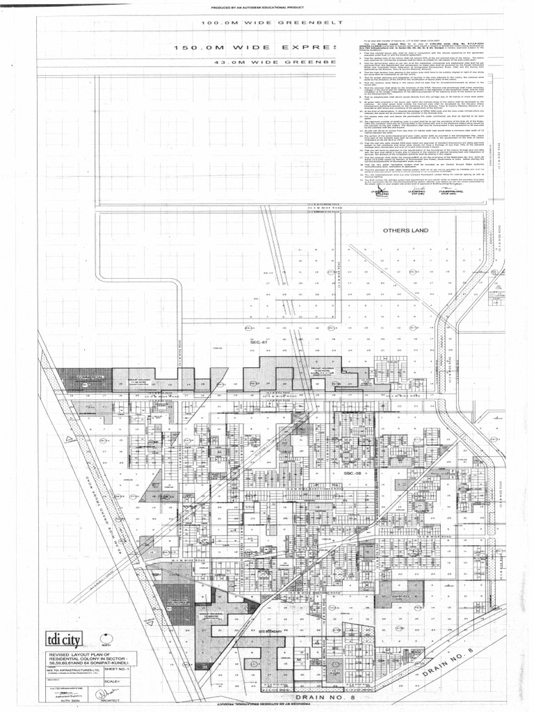 TDI City Kundli Layout Plan | PDF