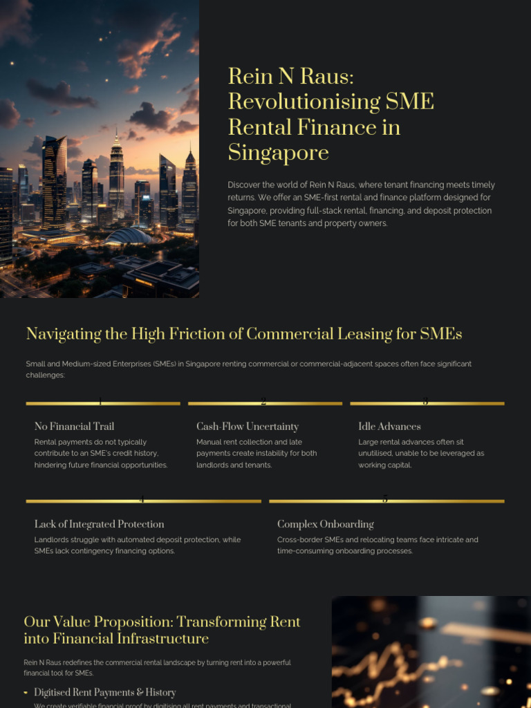 Rein N Raus Pitch Deck (Singapore) . | PDF | Renting | Landlord