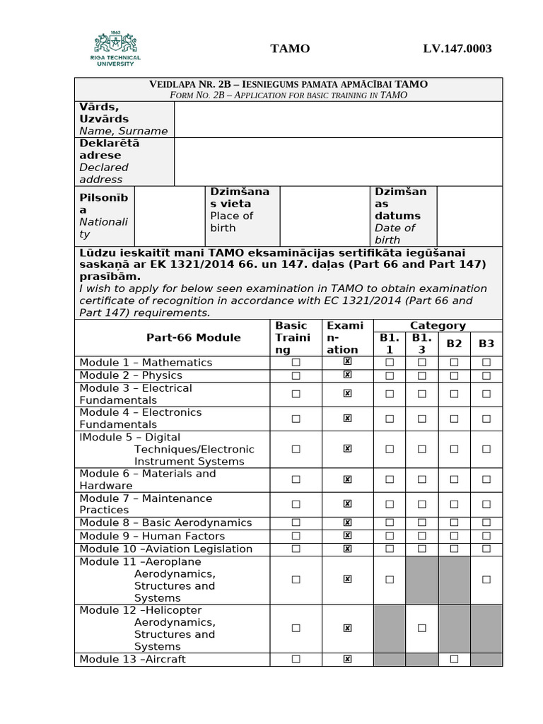 V 2B Examination | PDF | Transport | Aviation