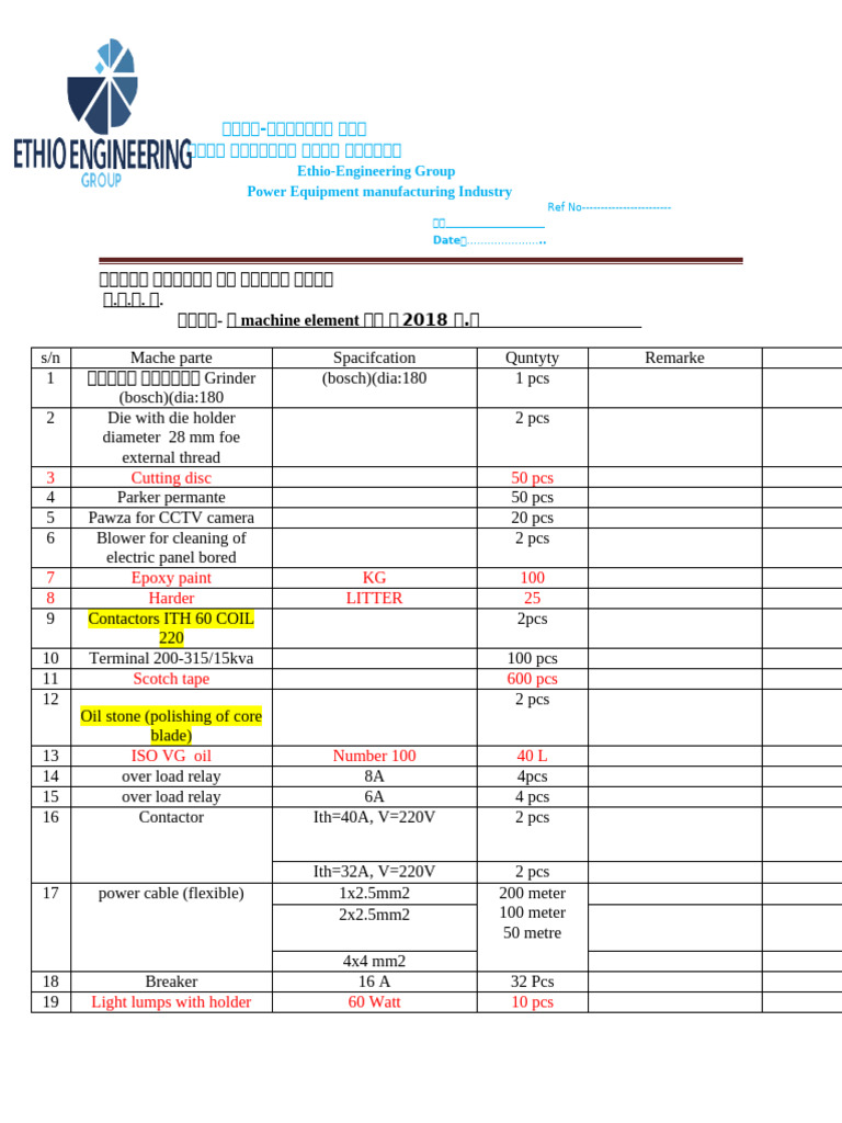 Remaing Perchsing 2 2017 | PDF | Tools | Electricity