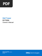 Dell Tower ECT1250 Specifications Guide | PDF | Wi Fi | Ieee 802.11