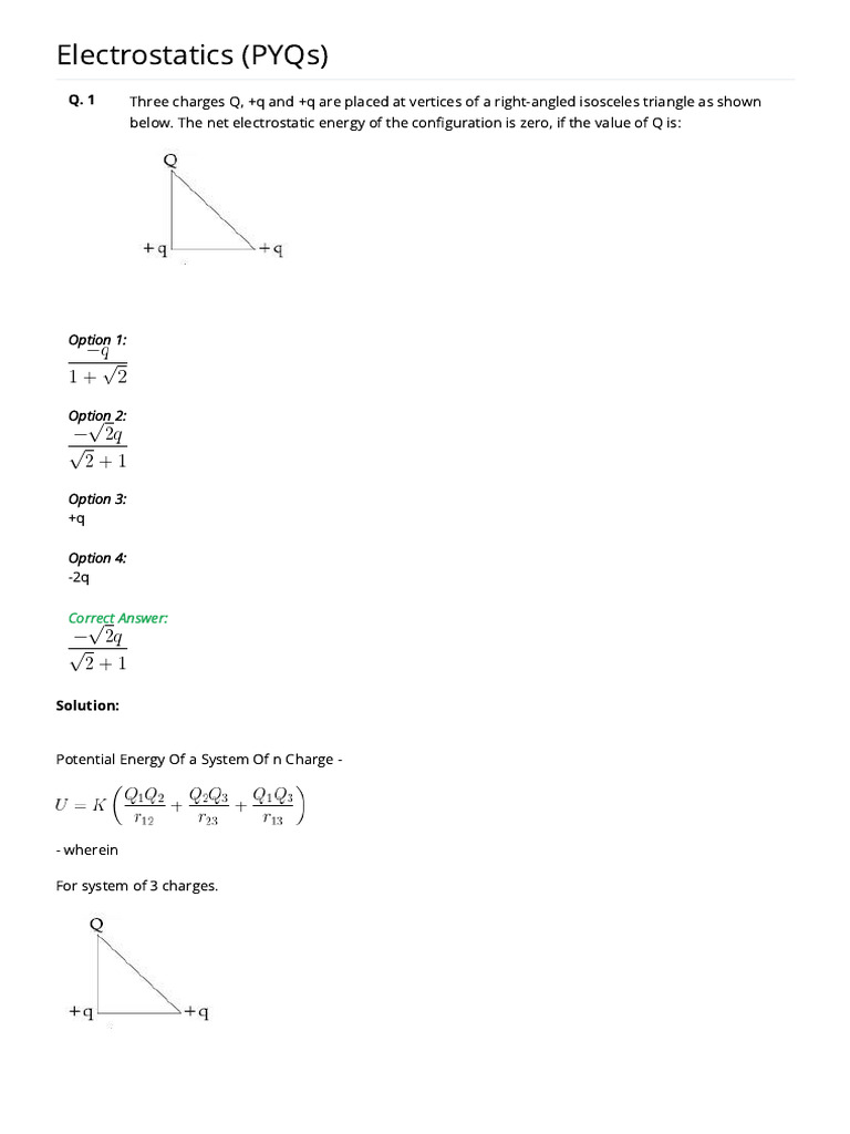 Electrostatics Pys | PDF | Capacitor | Capacitance