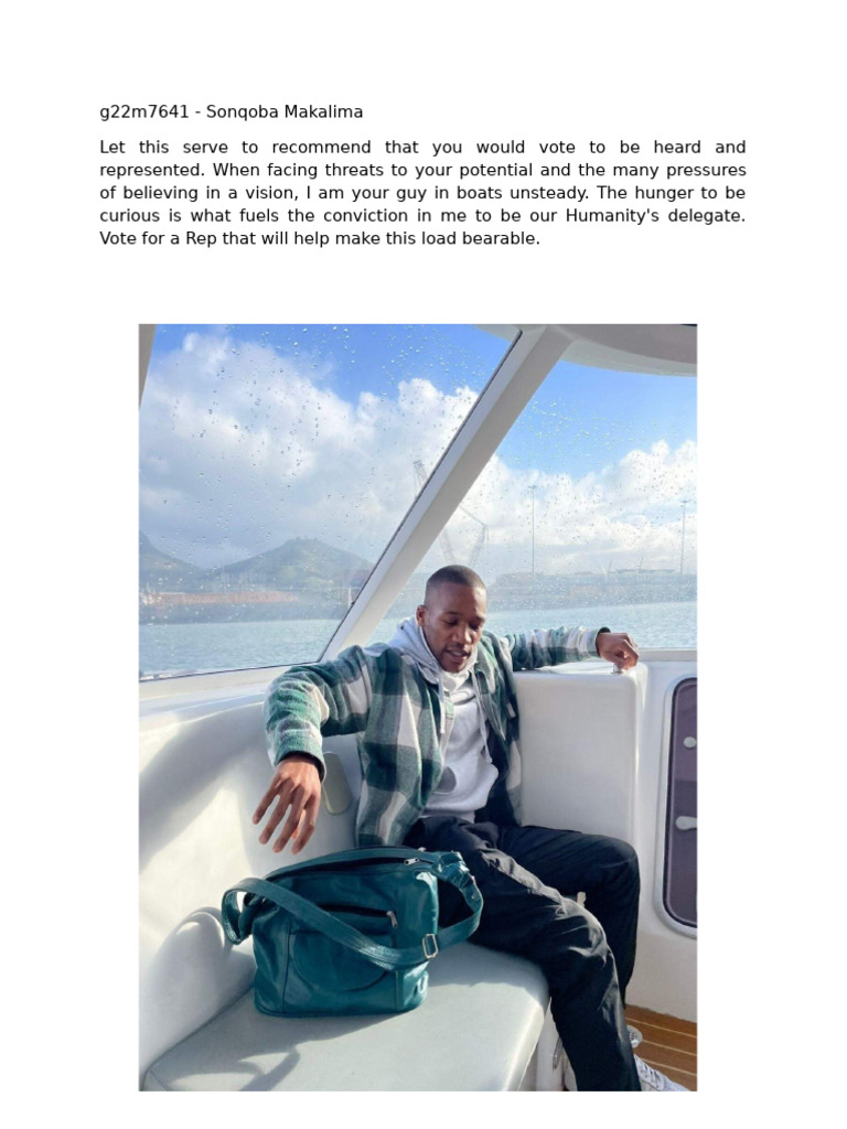 Vote for Humanity's Delegate | PDF